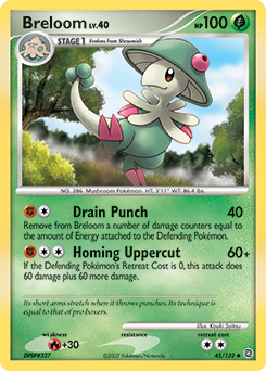 Breloom | Diamond & Pearl—Secret Wonders | TCG Card Database | Pokemon.com