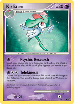 Kirlia | Diamond & Pearl—Secret Wonders | TCG Card Database | Pokemon.com