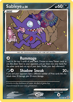 Sableye | Diamond & Pearl—Secret Wonders | TCG Card Database | Pokemon.com