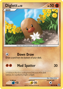 Diglett | Diamond & Pearl—Secret Wonders | TCG Card Database | Pokemon.com