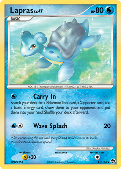 Lapras | Diamond & Pearl—Great Encounters | TCG Card Database | Pokemon.com