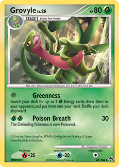 Grovyle | Diamond & Pearl—Great Encounters | TCG Card Database ...