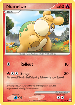 Numel | Diamond & Pearl—Legends Awakened | TCG Card Database | Pokemon.com