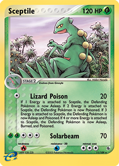 Sceptile | EX Ruby & Sapphire | TCG Card Database | Pokemon.com