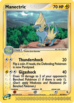 Manectric Brillante De Pokemon