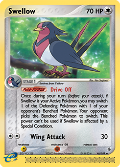 Swellow | EX Dragon | TCG Card Database | Pokemon.com