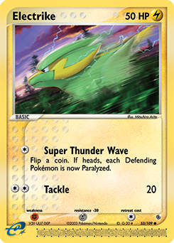 Electrike | EX Ruby & Sapphire | TCG Card Database | Pokemon.com