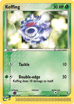 Koffing | EX Ruby & Sapphire | TCG Card Database | Pokemon.com