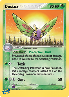 Dustox | EX Ruby & Sapphire | TCG Card Database | Pokemon.com