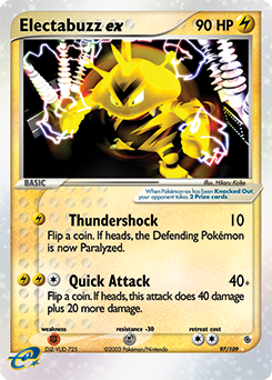 Electabuzz ex | EX Ruby & Sapphire | TCG Card Database | Pokemon.com