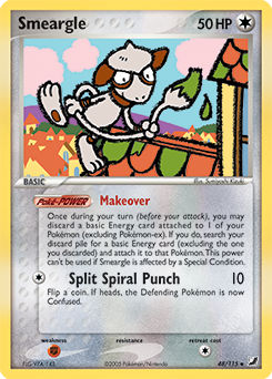 Smeargle | EX Unseen Forces | TCG Card Database | Pokemon.com
