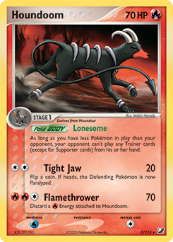 Houndoom Pokemon Card