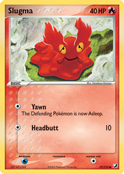Slugma | EX Unseen Forces | TCG Card Database | Pokemon.com