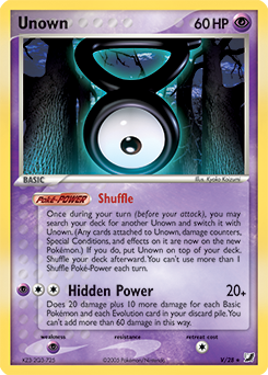Unown V | EX Unseen Forces | TCG Card Database | Pokemon.com
