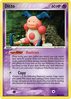 Ditto Pokemon Card Ex