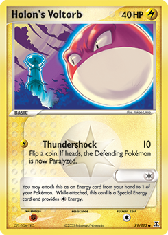 Holon’s Voltorb | EX Delta Species | TCG Card Database | Pokemon.com