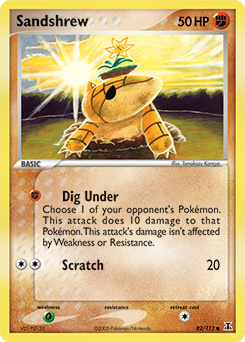 Sandshrew | EX Delta Species | TCG Card Database | Pokemon.com