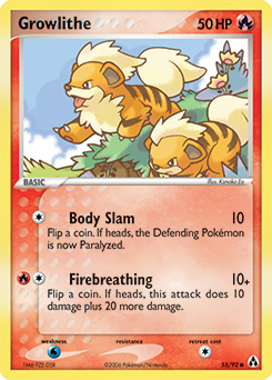 Growlithe | EX Legend Maker | TCG Card Database | Pokemon.com
