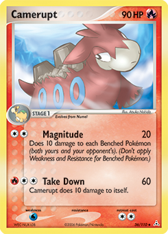 Camerupt | EX Holon Phantoms | TCG Card Database | Pokemon.com