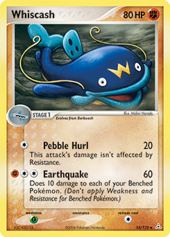 Whiscash | EX Holon Phantoms | TCG Card Database | Pokemon.com
