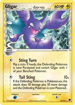 Gligar δ | EX Dragon Frontiers | TCG Card Database | Pokemon.com