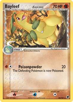 Bayleef δ | EX Dragon Frontiers | TCG Card Database | Pokemon.com