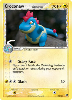 Croconaw δ | EX Dragon Frontiers | TCG Card Database | Pokemon.com