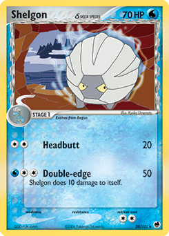 Shelgon δ | EX Dragon Frontiers | TCG Card Database | Pokemon.com