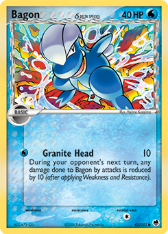 Bagon δ | EX Dragon Frontiers | TCG Card Database | Pokemon.com