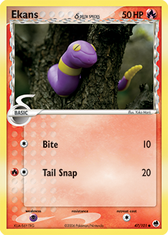 Ekans δ | EX Dragon Frontiers | TCG Card Database | Pokemon.com