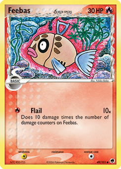 Feebas δ | EX Dragon Frontiers | TCG Card Database | Pokemon.com