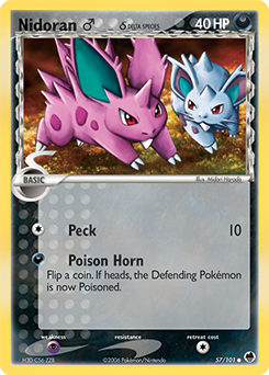 Nidoran♂ δ | EX Dragon Frontiers | TCG Card Database | Pokemon.com