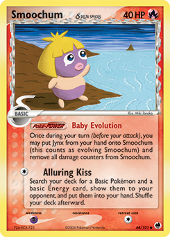 Smoochum δ | EX Dragon Frontiers | TCG Card Database | Pokemon.com