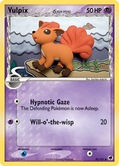 Vulpix δ | EX Dragon Frontiers | TCG Card Database | Pokemon.com