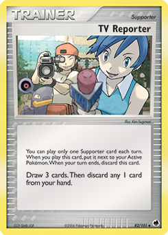 TV Reporter | EX Dragon Frontiers | TCG Card Database | Pokemon.com