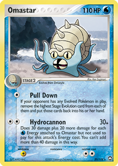 Omastar | EX Power Keepers | TCG Card Database | Pokemon.com