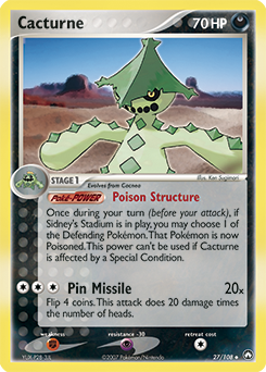 Cacturne | EX Power Keepers | TCG Card Database | Pokemon.com