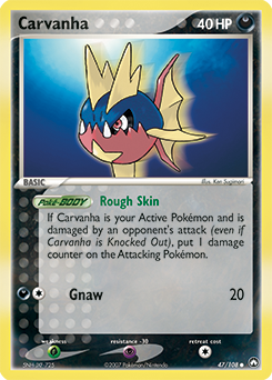 Carvanha | EX Power Keepers | TCG Card Database | Pokemon.com