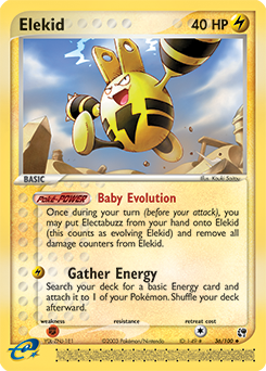 Elekid | EX Sandstorm | TCG Card Database | Pokemon.com