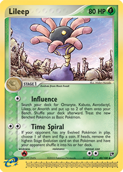 Lileep | EX Sandstorm | TCG Card Database | Pokemon.com