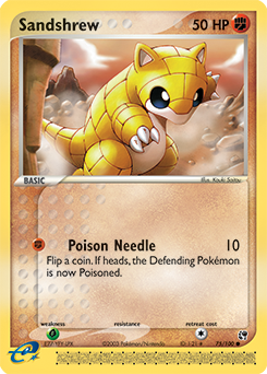 Sandshrew | EX Sandstorm | TCG Card Database | Pokemon.com