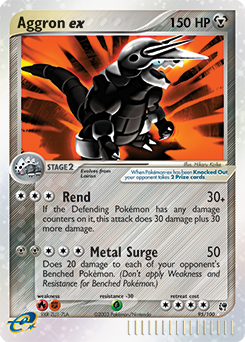 Aggron | EX Ruby & Sapphire | TCG Card Database | Pokemon.com