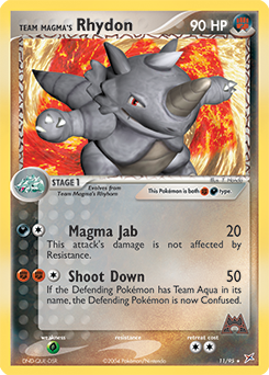 Team Magma’s Rhydon | EX Team Magma vs. Team Aqua | TCG Card Database | Pokemon.com