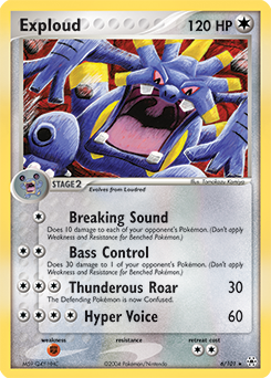 Exploud | EX Hidden Legends | TCG Card Database | Pokemon.com