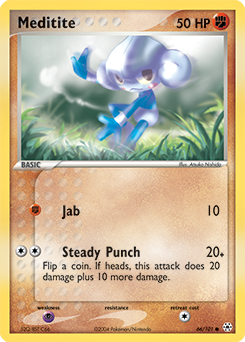 Meditite | EX Hidden Legends | TCG Card Database | Pokemon.com