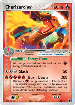Charizard ex | EX Fire Red & Leaf Green | TCG Card Database | Pokemon.com
