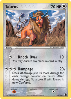 Tauros | EX Fire Red & Leaf Green | TCG Card Database | Pokemon.com
