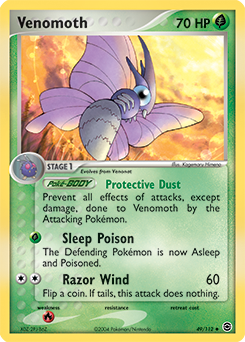 Venomoth | EX Fire Red & Leaf Green | TCG Card Database | Pokemon.com