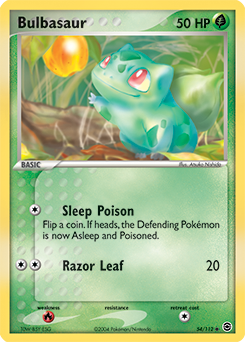 Bulbasaur | EX Fire Red & Leaf Green | TCG Card Database | Pokemon.com