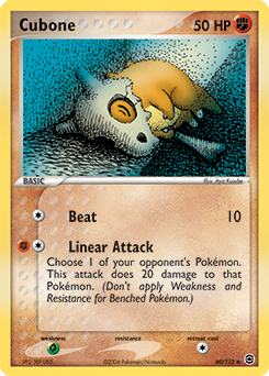 Cubone | EX Fire Red & Leaf Green | TCG Card Database | Pokemon.com